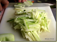 Japanese Sesame Salad with Chicken, Carrots and Cucumber - House of Annie